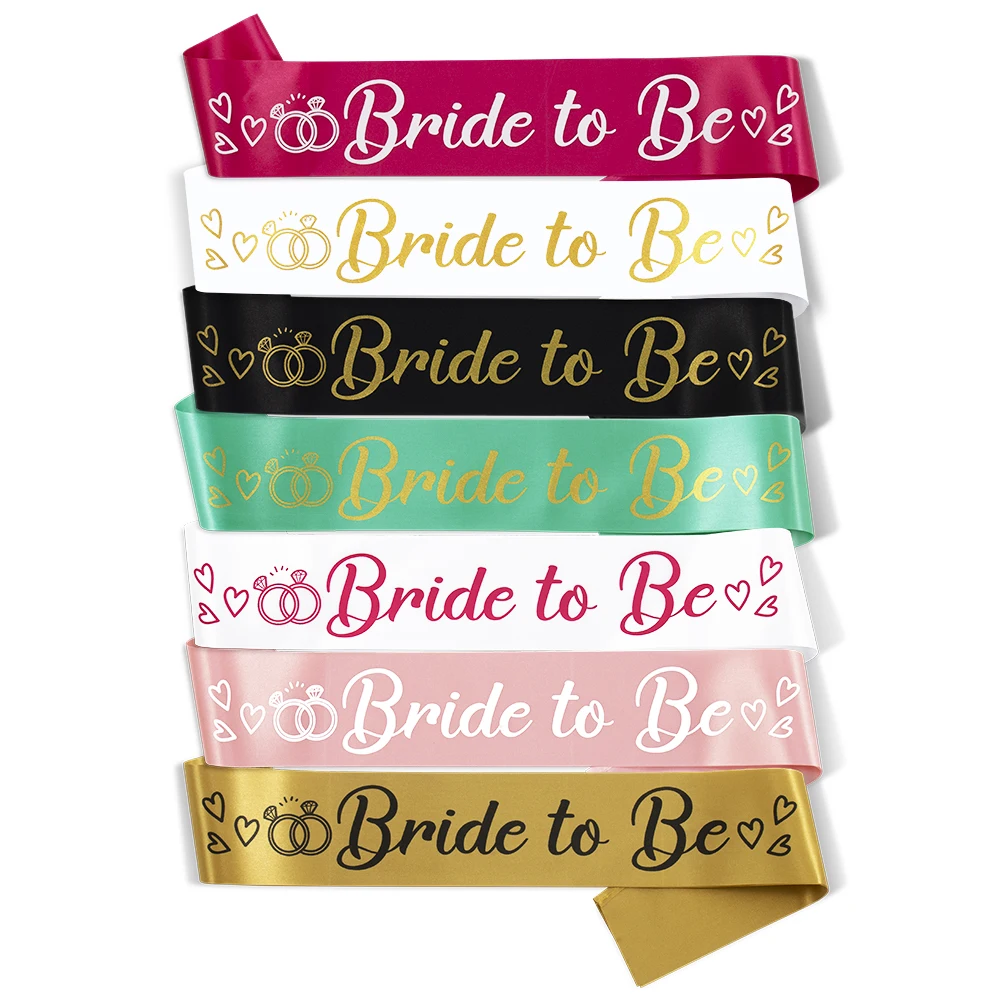 Bride-to-Be-Sash-Bridal-Shower-Decoration-Bachelorette-Party-Hen-Night ...