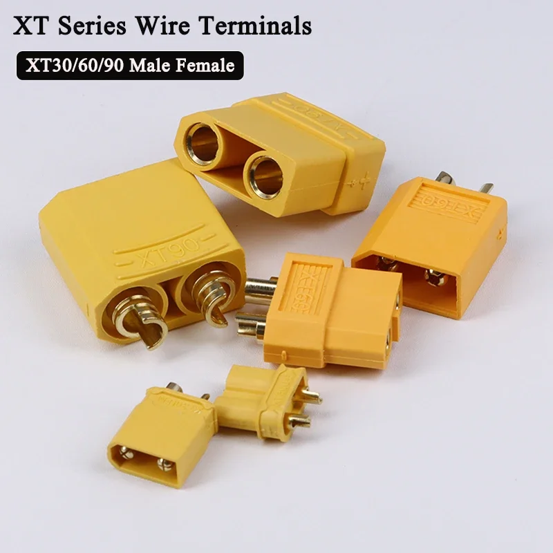 XT30U-XT60-XT90-Connector-Plug-Bullet-Welding-Terminal-XT-Series-Suit ...