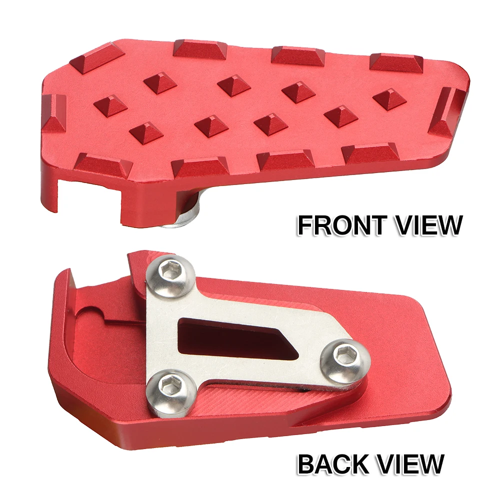 Aluminium Motorcycle Rear Foot Brake Lever Pedal Extension Enlarge Pad ...