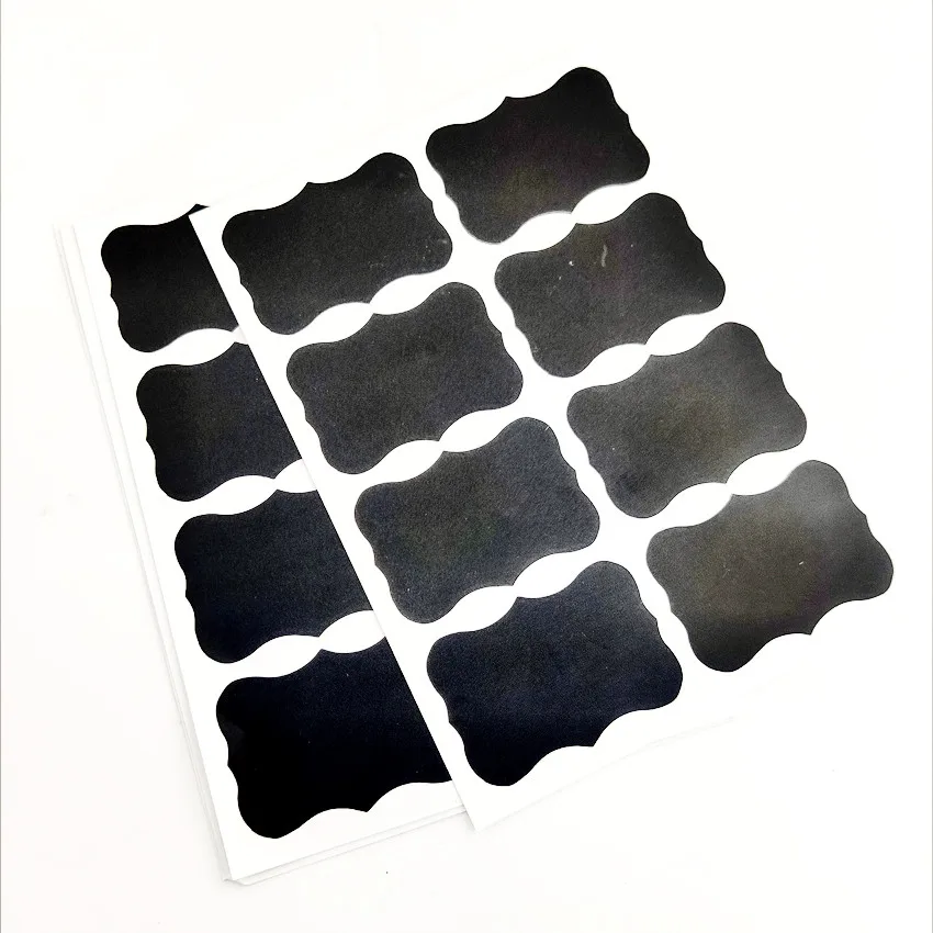 Plastic PVC Self adhesive Label Stickers Blackboard Paster Adhesive ...