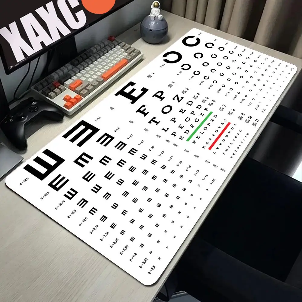 Medical-Eye-Vision-Chart-Mouse-Pad-Direct-selling-xxxl-Gamer-Mousepad ...