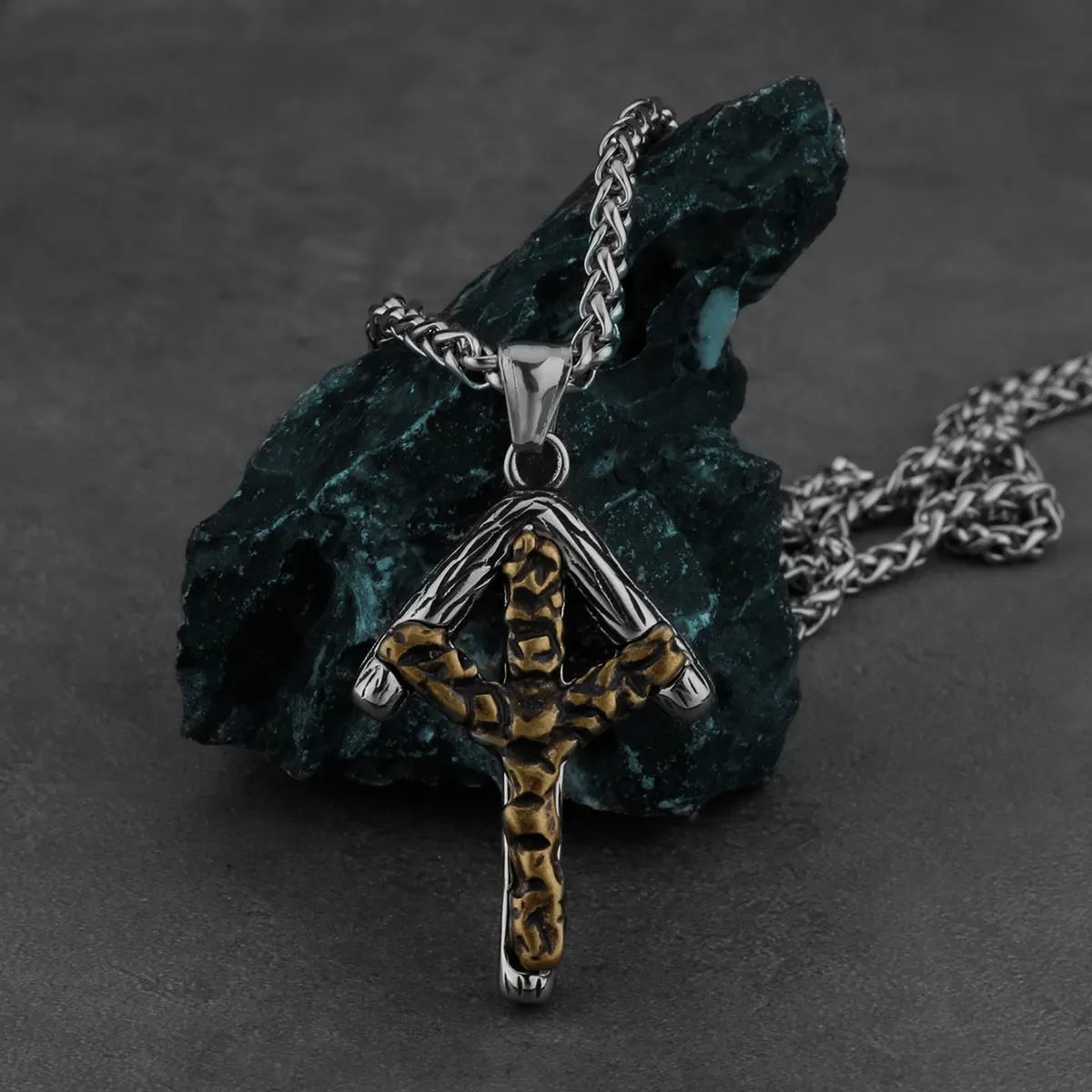 Viking-Odin-Rune-Necklace-Nordic-Symbol-Retro-Never-Fade-Pendant-Amulet ...