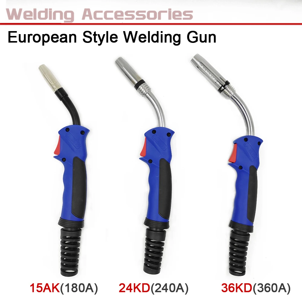 Professional 15AK 24KD 36KD MIG MAG MB Welding Torch Air Cooled Contact ...