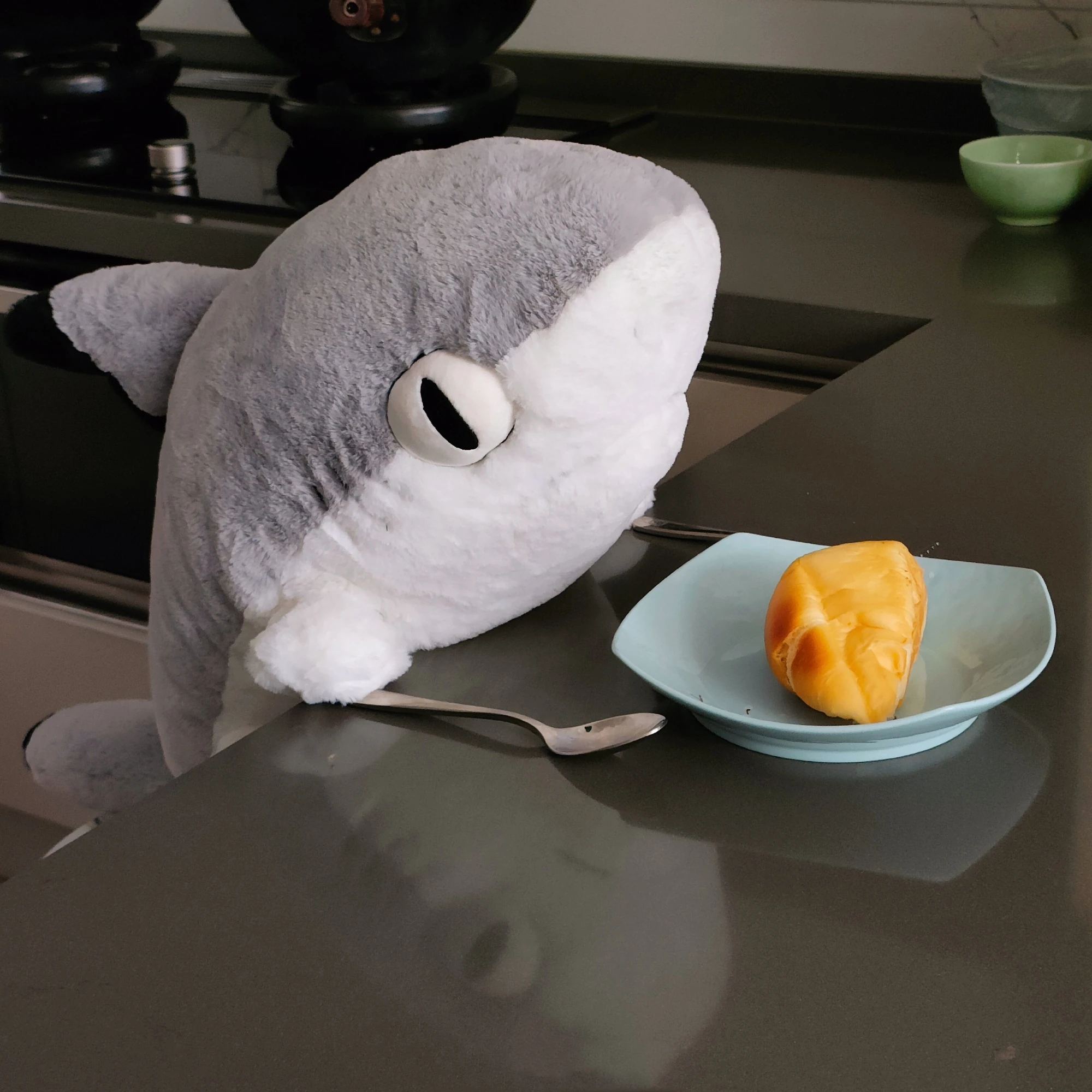 100cm Yogin Sharkitty Plush Doll Animal Toy Comforting Children's Large ...