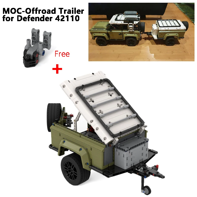 Customed-Technical-MOC-Trailer-Truck-Container-Offroad-Trailer-for ...