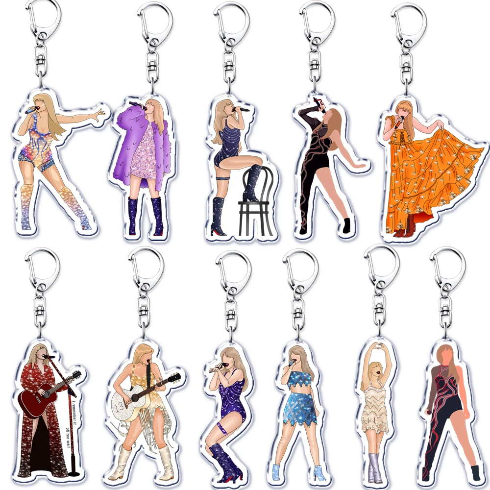 Popular-American-Singer-Acrylic-Keychain-for-Accessories-Bag-Pendant ...