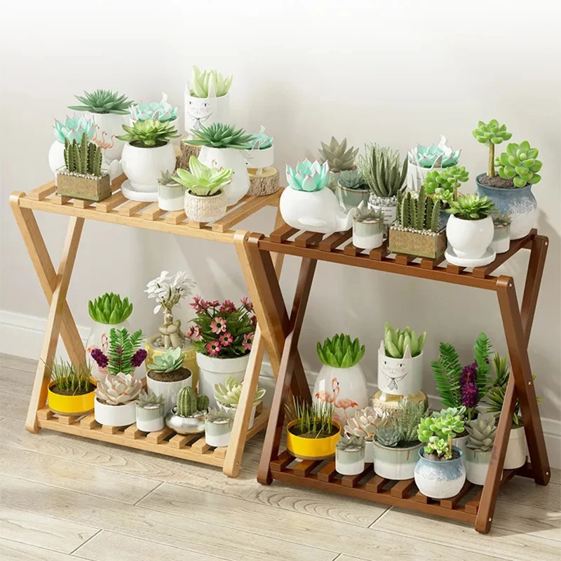 Multilayer-Holder-Shelves-Folding-Flower-Pot-Display-Stand-Corner ...