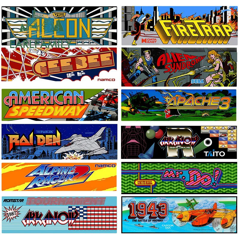 EARLFAMILY-13cm-Taito-Alcon-Mr-do-Fire-Trap-Data-East-Speedway-Namco ...