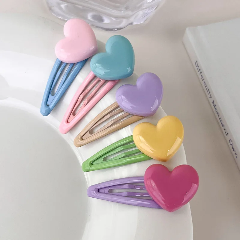 UXSL-New-Love-Heart-Hairpins-BB-Clip-Candy-Color-Hair-Clips-for-Womans ...