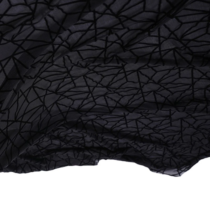 African-Spandex-Flocking-Velvet-Fabric-Lace-Nigerian-Fabric-Stretchy ...