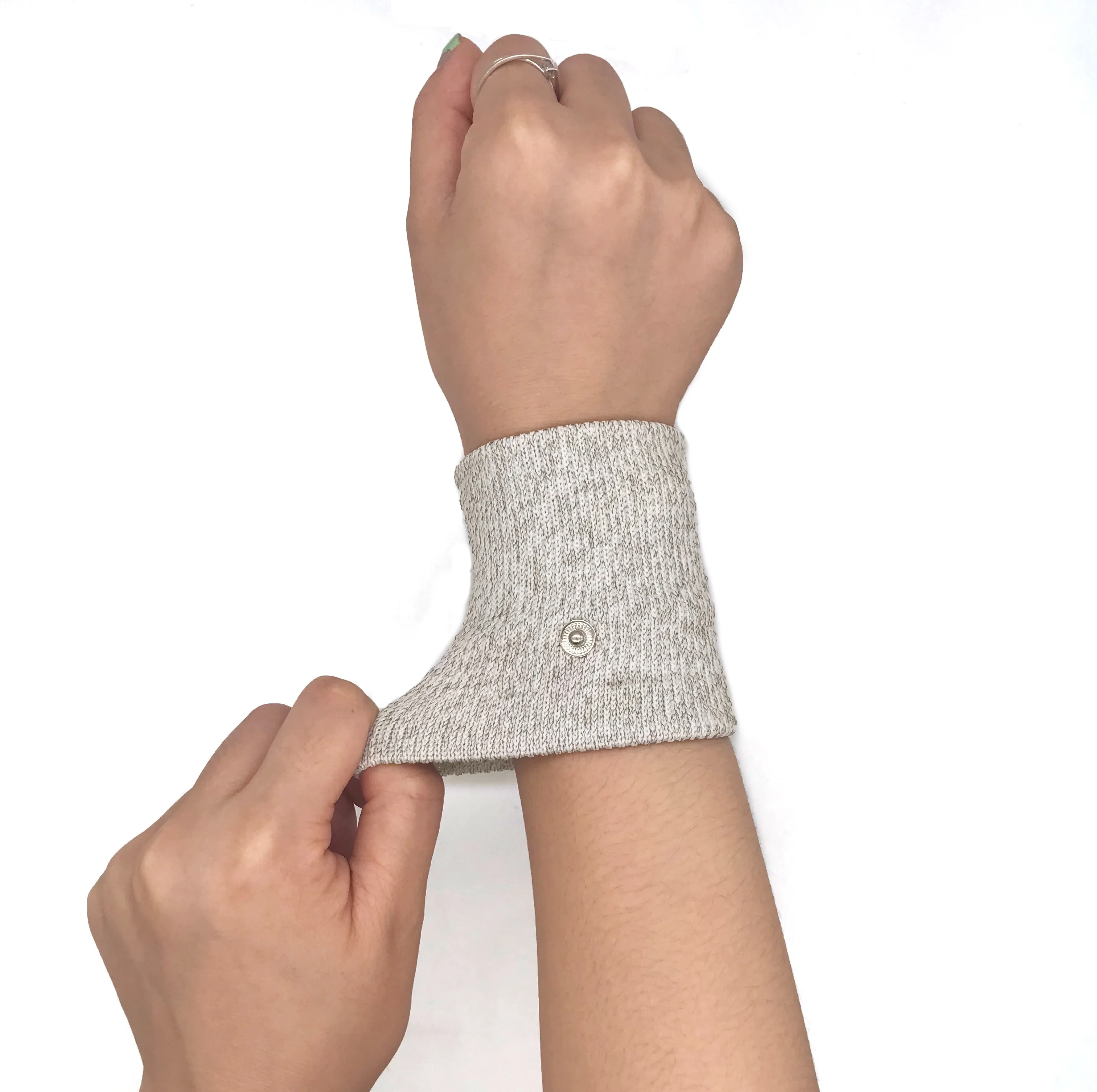 Grounding-Therapy-Band-Silver-Fiver-Wrist-Band-Grounding-Wrist-Strap ...