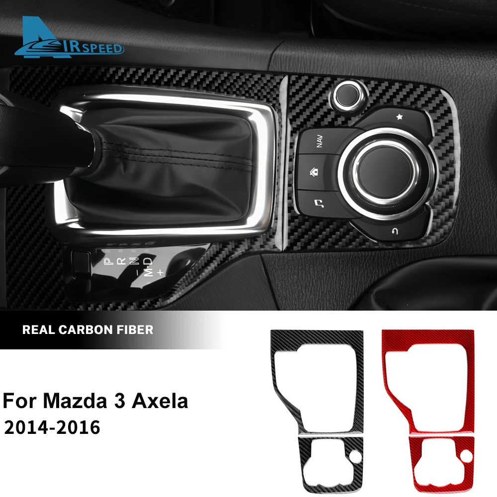 Real-Soft-Carbon-Fiber-Sticker-For-Mazda-3-Axela-2014-2015-2016-LHD-RHD ...