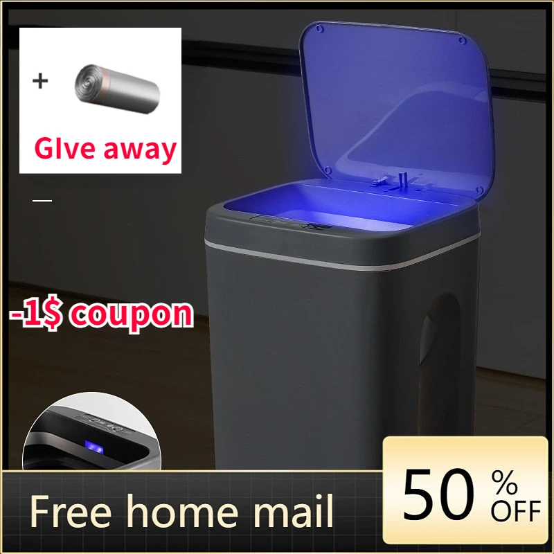 Smart-Sensor-Garbage-Bin-Kitchen-Bathroom-Toilet-Trash-Can-Best ...