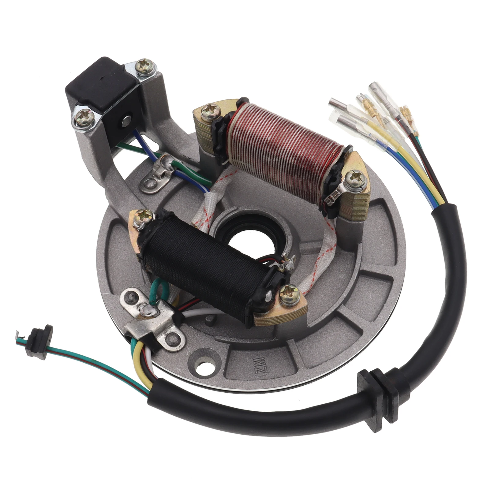 New-2-coil-Magneto-Stator-Plate-Rotor-for-50cc-70cc-90cc-110cc-125cc ...