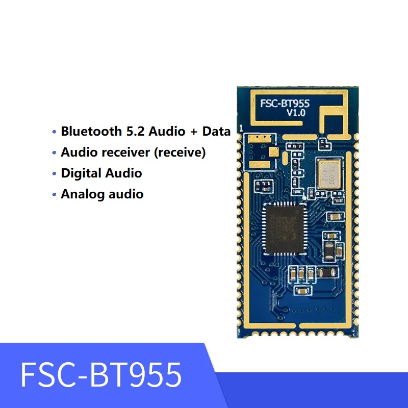 Bluetooth 5.2 Audio Receiving module Wireless serial port dual-mode ...
