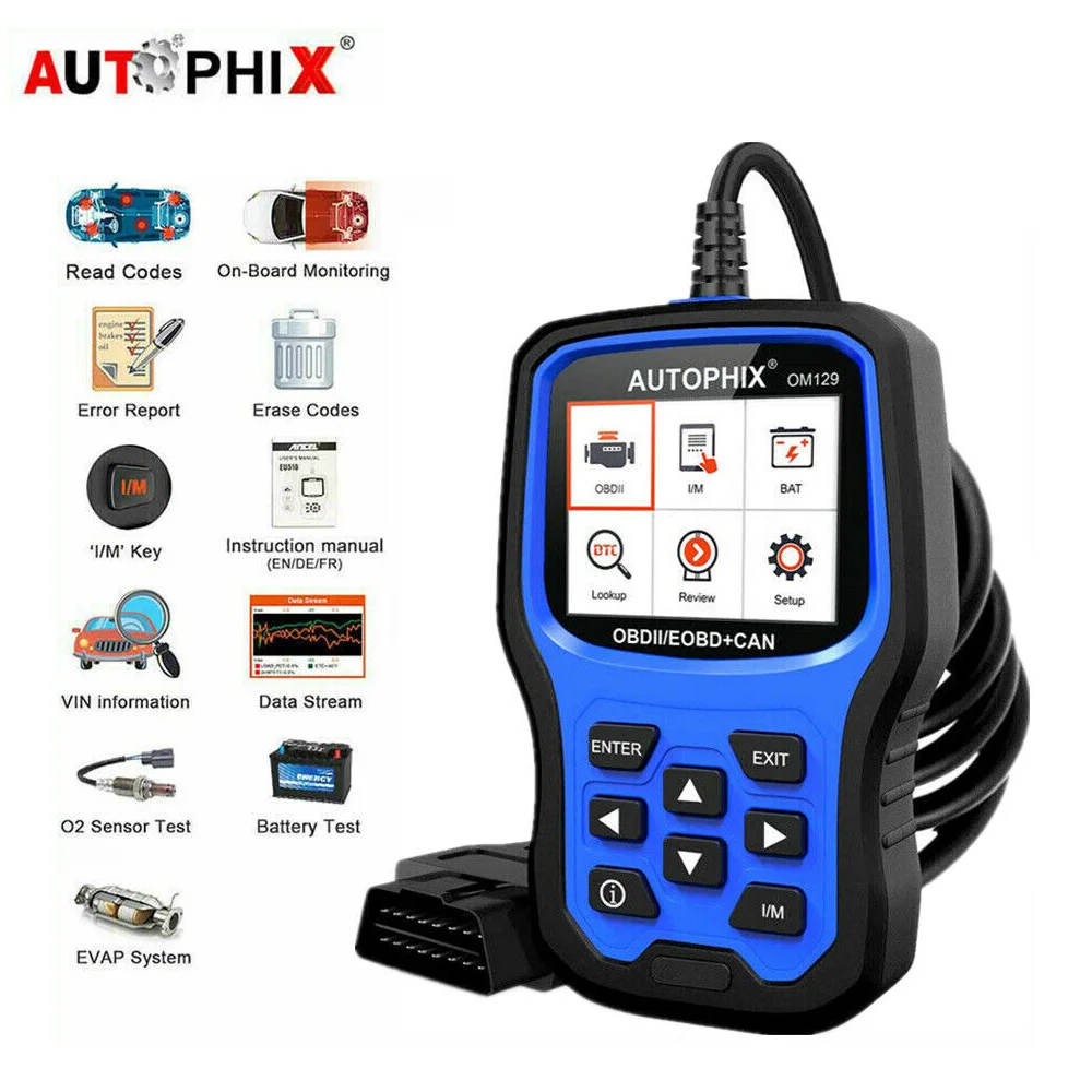 Autophix-esc-ner-automotriz-Universal-OM129-lector-de-c-digos-OBD2 ...