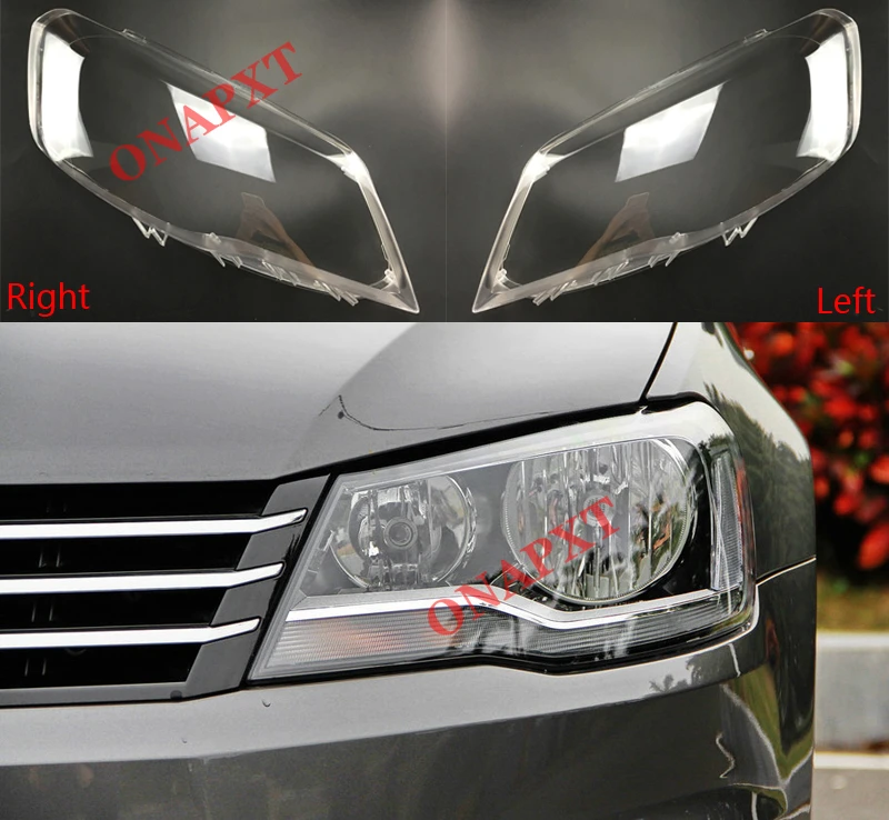 For Volkswagen Vw Bora 2013-2015 Car Front Transparent Headlight Cover ...