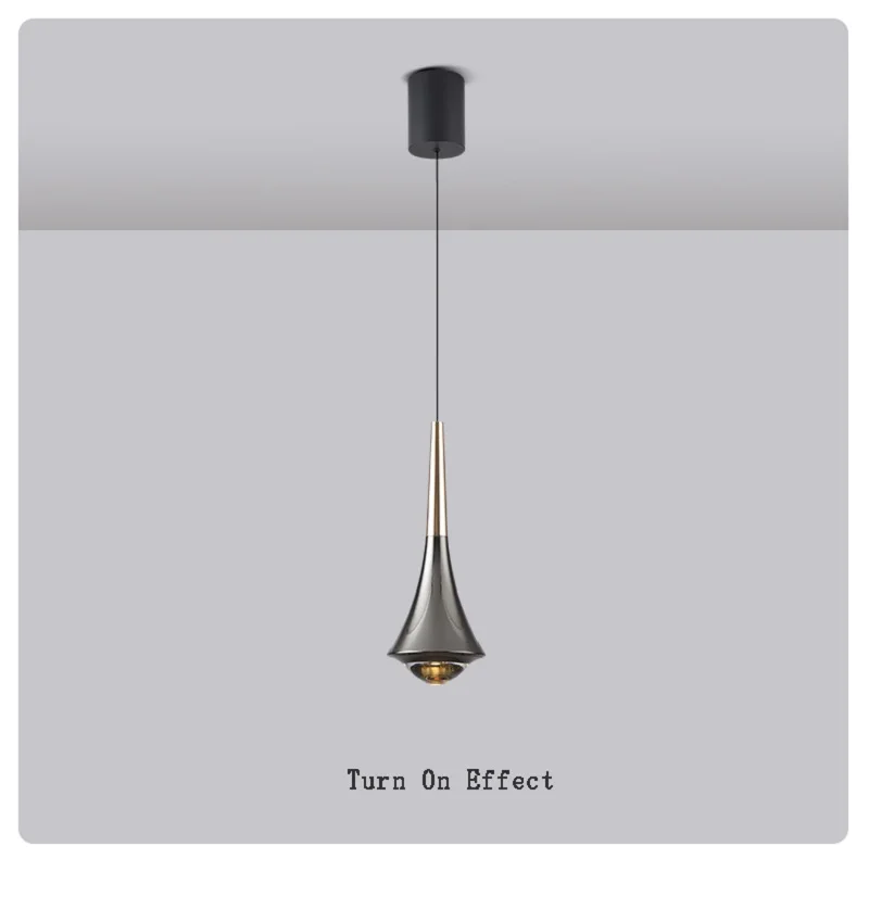 Chrome LED Water Drop Pendants – NYRALONDON