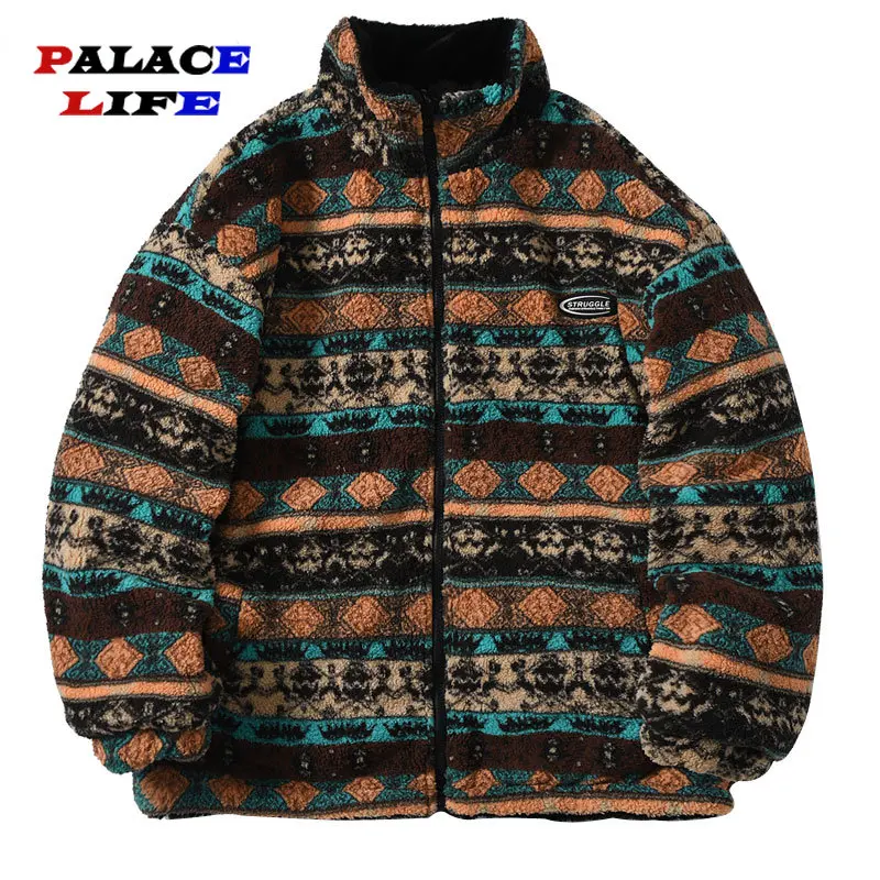 Winter-Reversible-Jacket-Men-Y2K-Streetwear-Fluffy-Plush-Lambswool-Coat ...