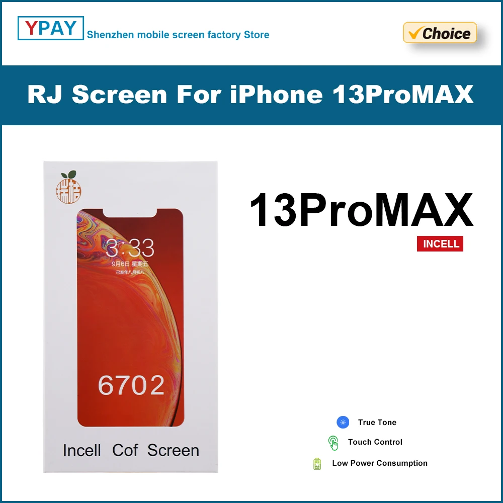 RJ-Screen-For-iPhone-13ProMax-LCD-Display-Touch-Screen-Digitizer-Assembly-No-Dead-Pixel ...