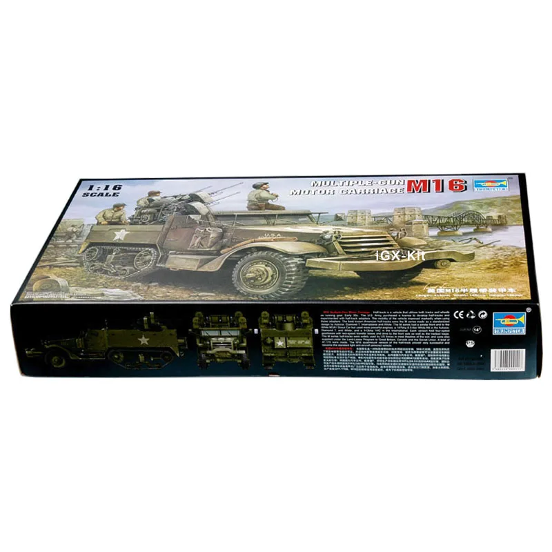 Trumpeter-00911-1-16-M16-Halftrack-Armored-Vehicle-w-Multiple-Gun ...