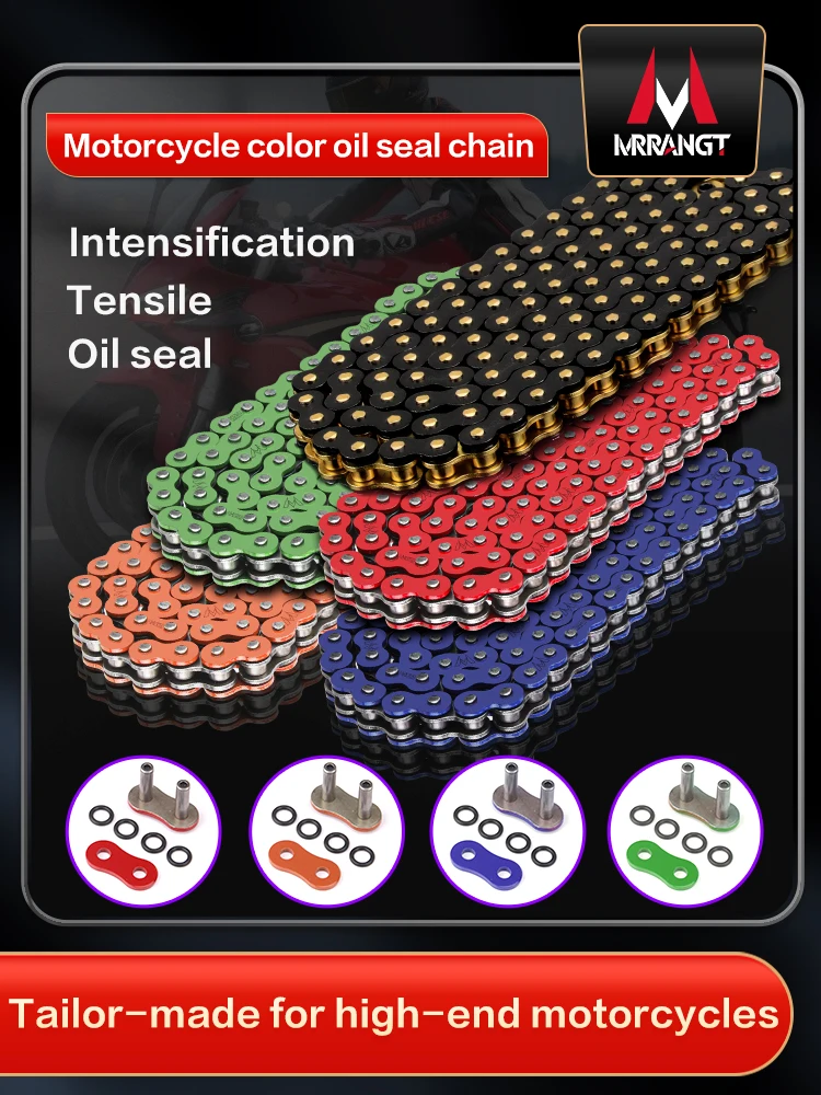 Universal-Colorful-Motorcycle-Chain-Oil-Seal-Chain-O-Ring-520-525-428 ...
