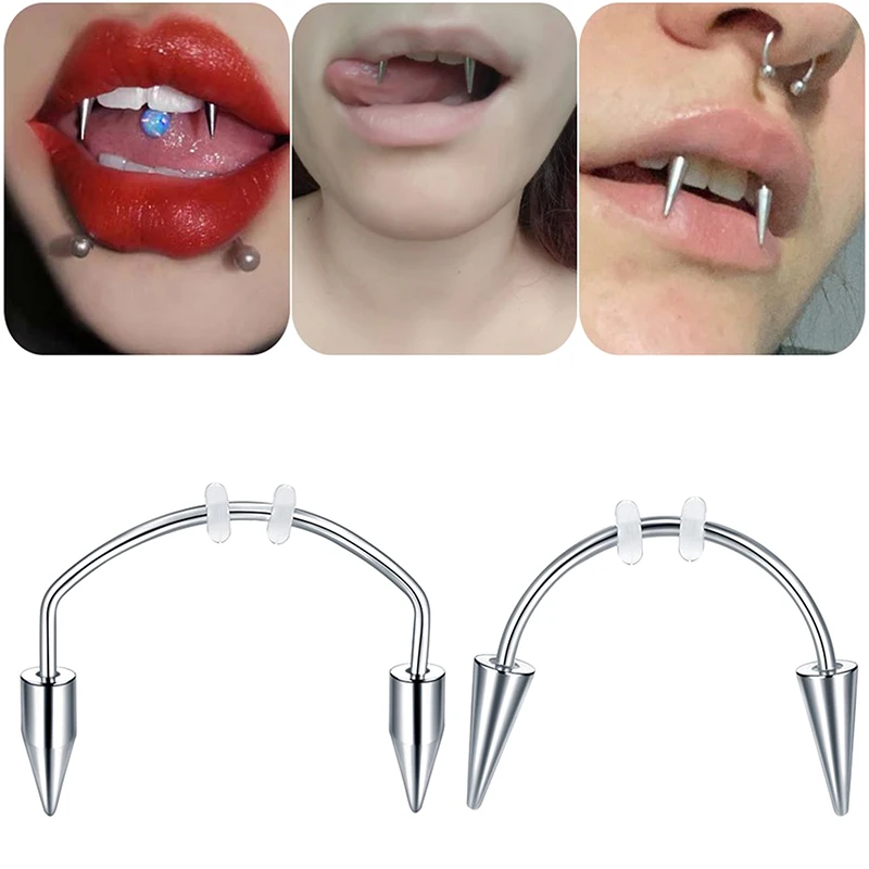 Smile Lip Tiger Tooth Nail Zombie Tooth Lace Nail Vampire Piercing ...