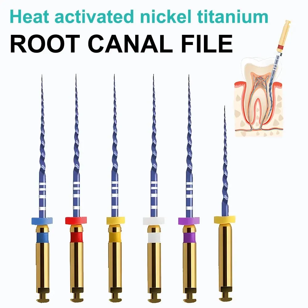 Dental-25mm-Sx-F3-Niti-Super-Blue-Rotary-Heat-Activated-Endodontic ...