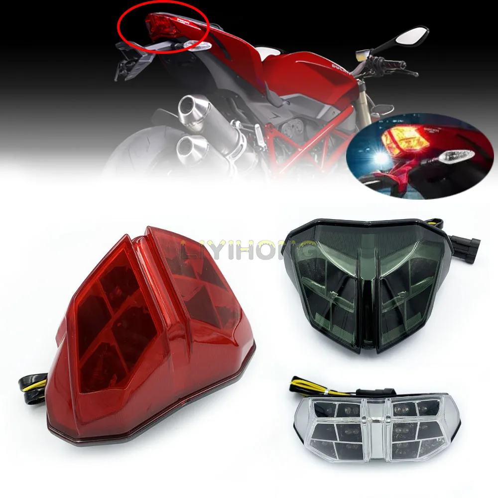 For-DUCATI-Streetfighter-848-1100-2012-2014-LED-Rear-Tail-Brake-Light ...