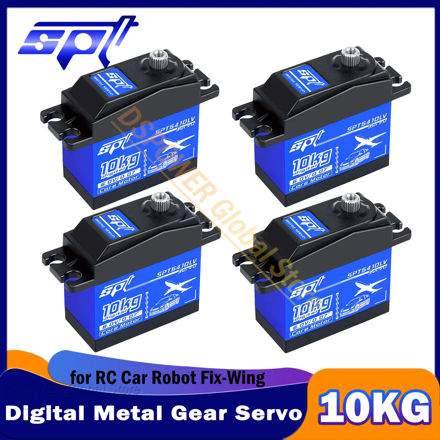 SPT-10KG-5410LV-Digital-Servo-Metal-Gear-Motor-Futaba-25T-for-1-10-RC ...
