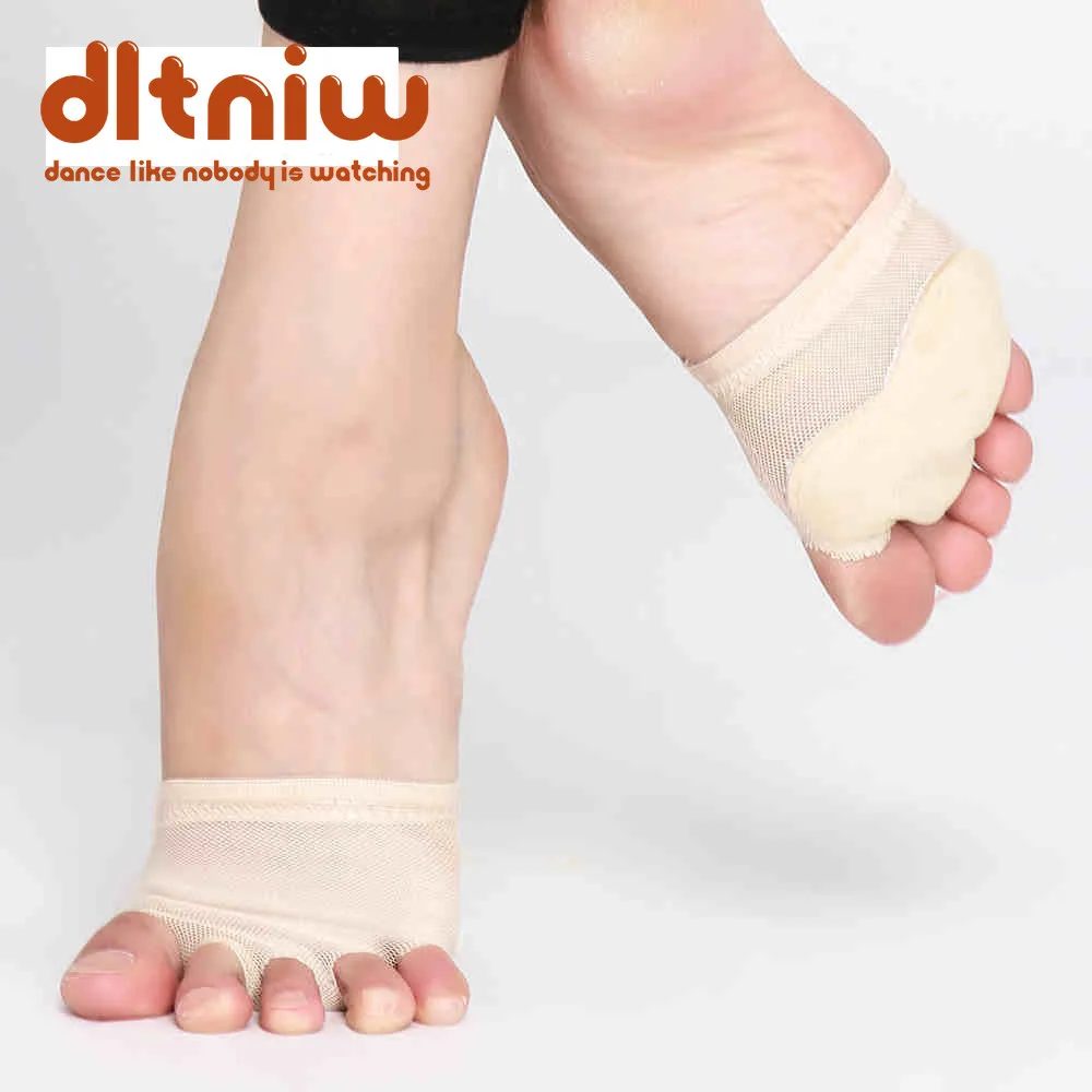 Five Holes Professional Belly Toe Pad Modern Half Lyrical Dance Shoes ...