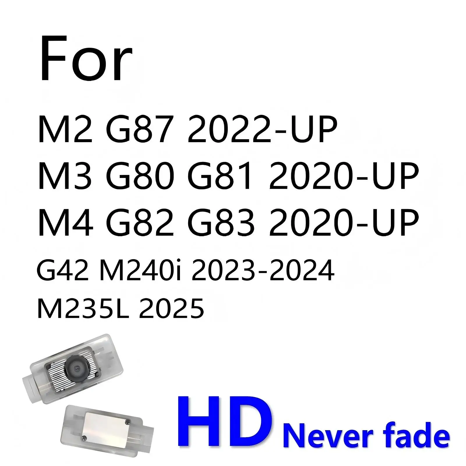 HD LED Car Door Projector Welcome Light For BMW M2 G87 G42 M240i M3 G80 ...