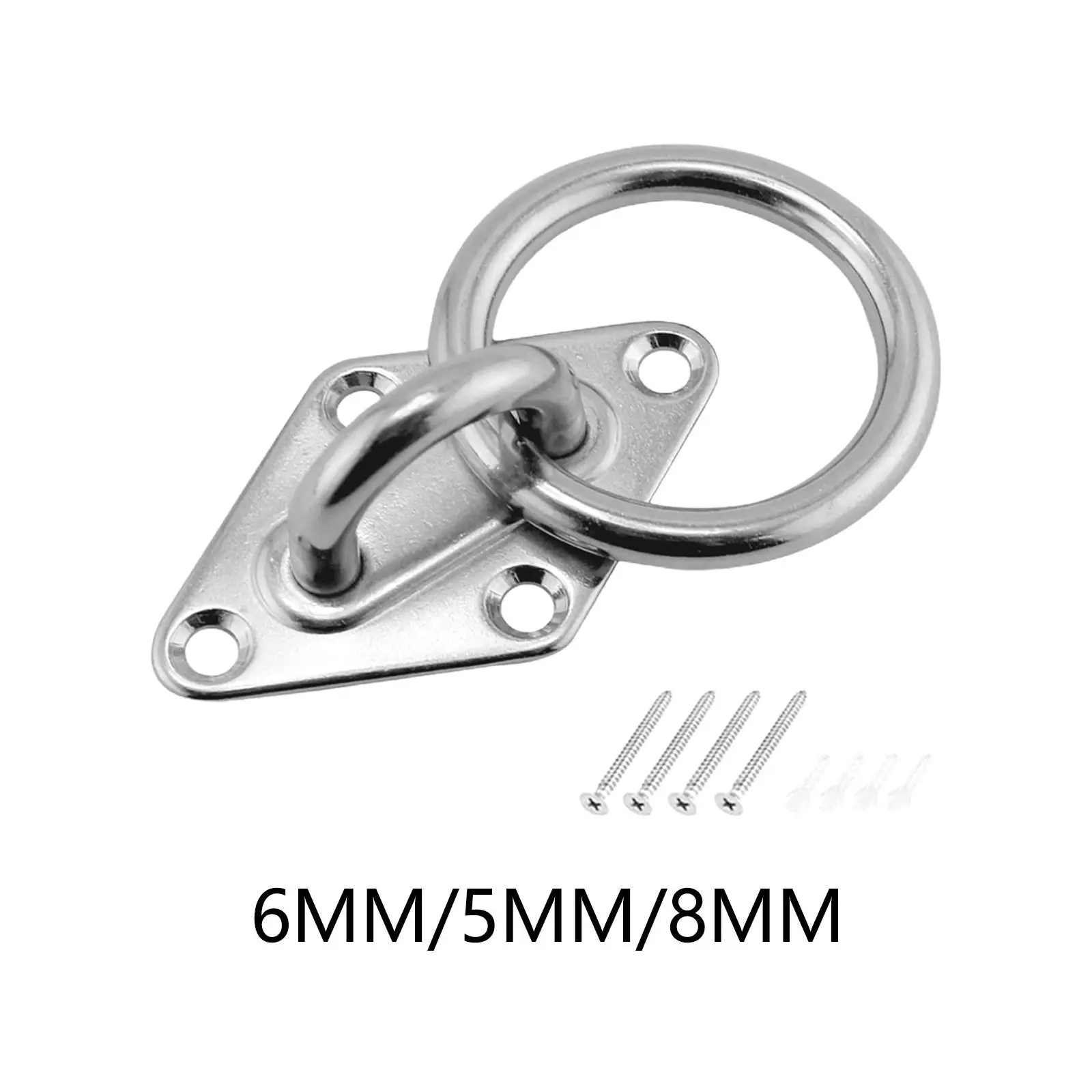 Eye-Plate-with-Hook-304-Stainless-Steel-Heavy-Duty-Hanging-Kit-for ...