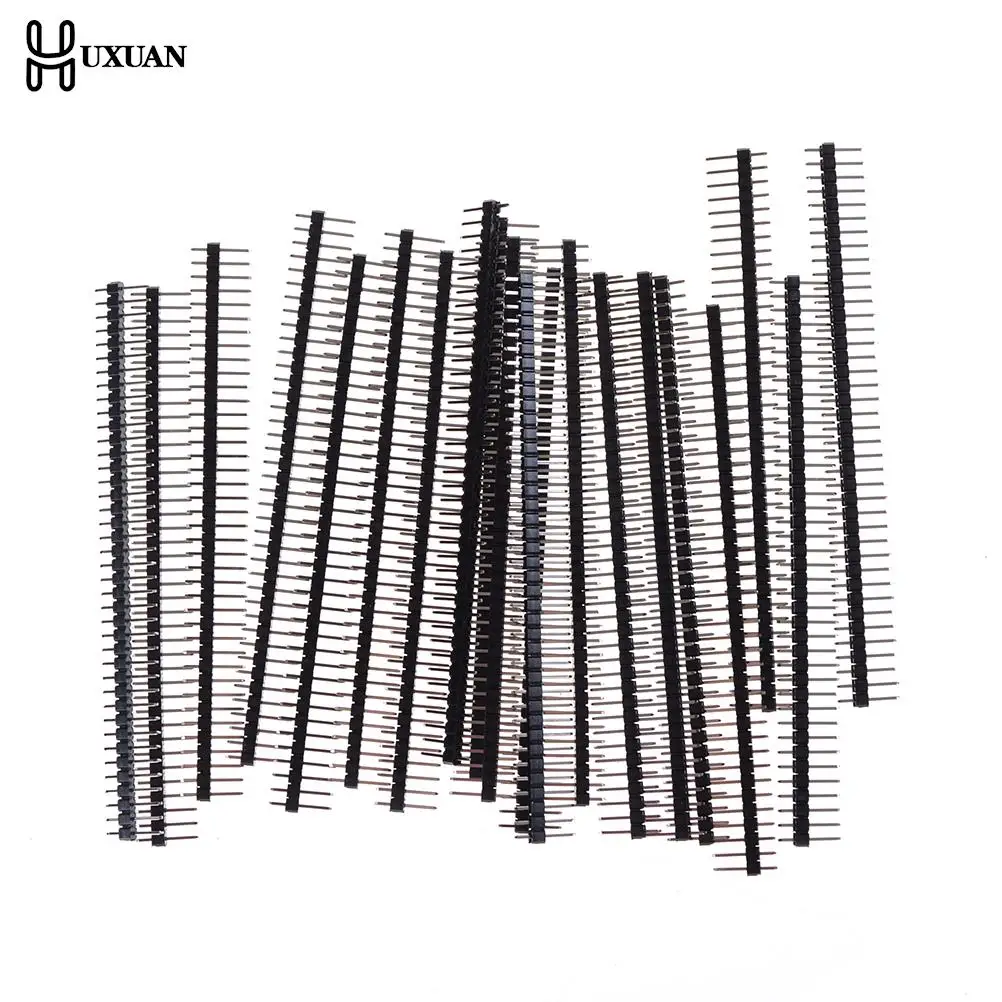 10-20pc-Single-Male-Pin-Header-For-Arduin-1x40-Row-2-54-Breakable-40 ...