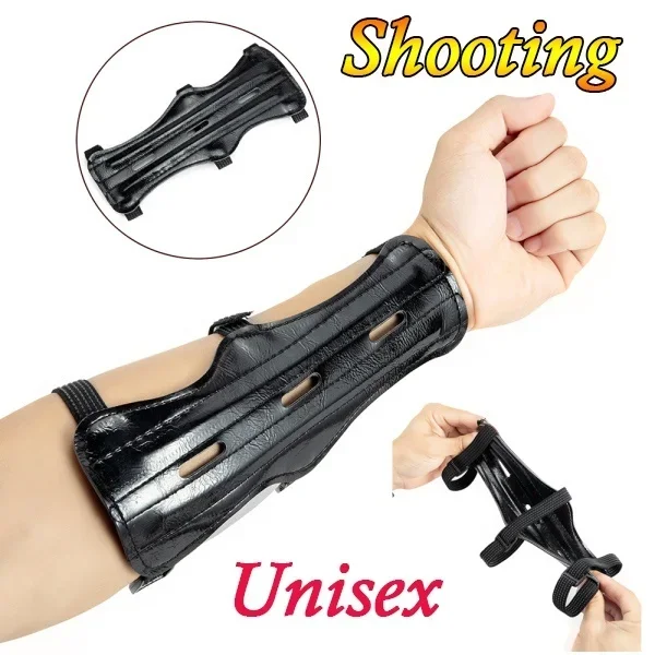Archery-Arm-Protector-Arrow-Leather-Arm-Guard-Protection-Safe-Strap ...