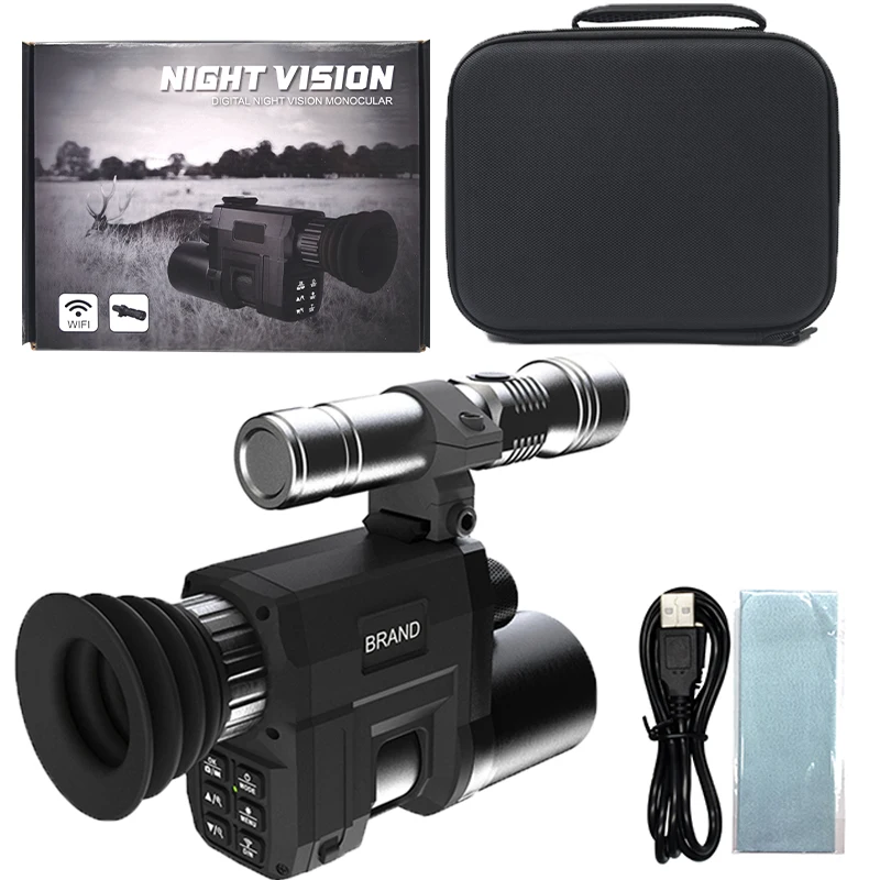 Night-Vision-Rifle-Scopes-Optics-Sights-Tactical-LED-Infrared-850nm-IR ...
