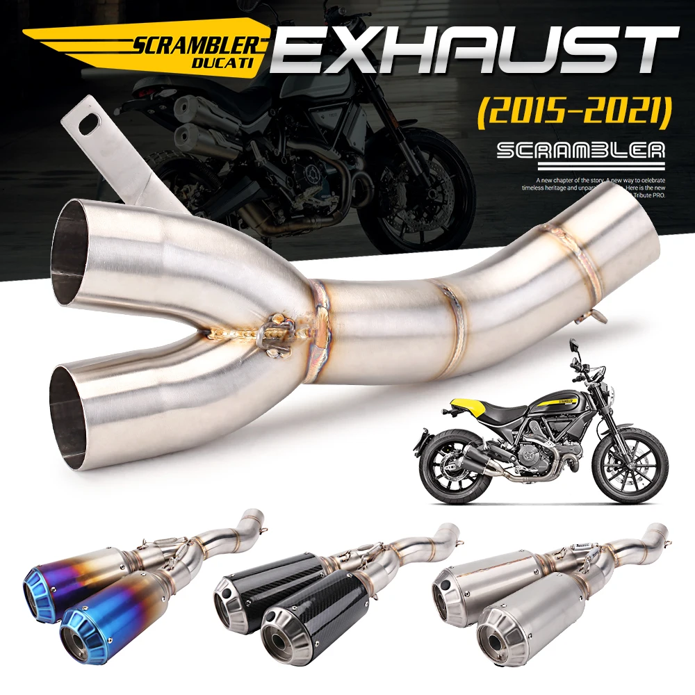 For DUCATI Scrambler 800 MONSTER 797 Motorcycle Exhaust Escape Moto ...