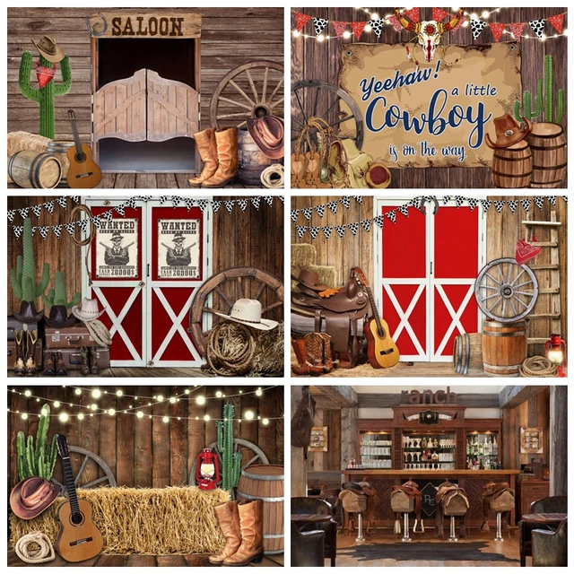Cowboy Backdrop