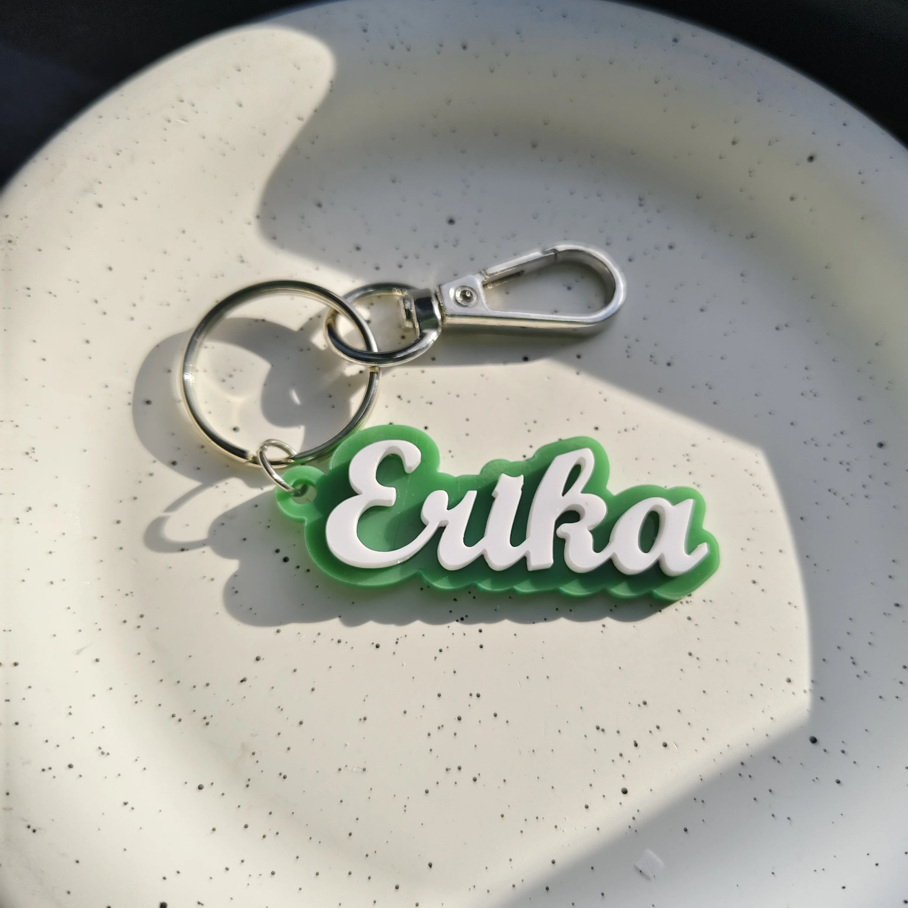 DHQH Wholesale Customized Name Acrylic Keychain Personalized Letter ...