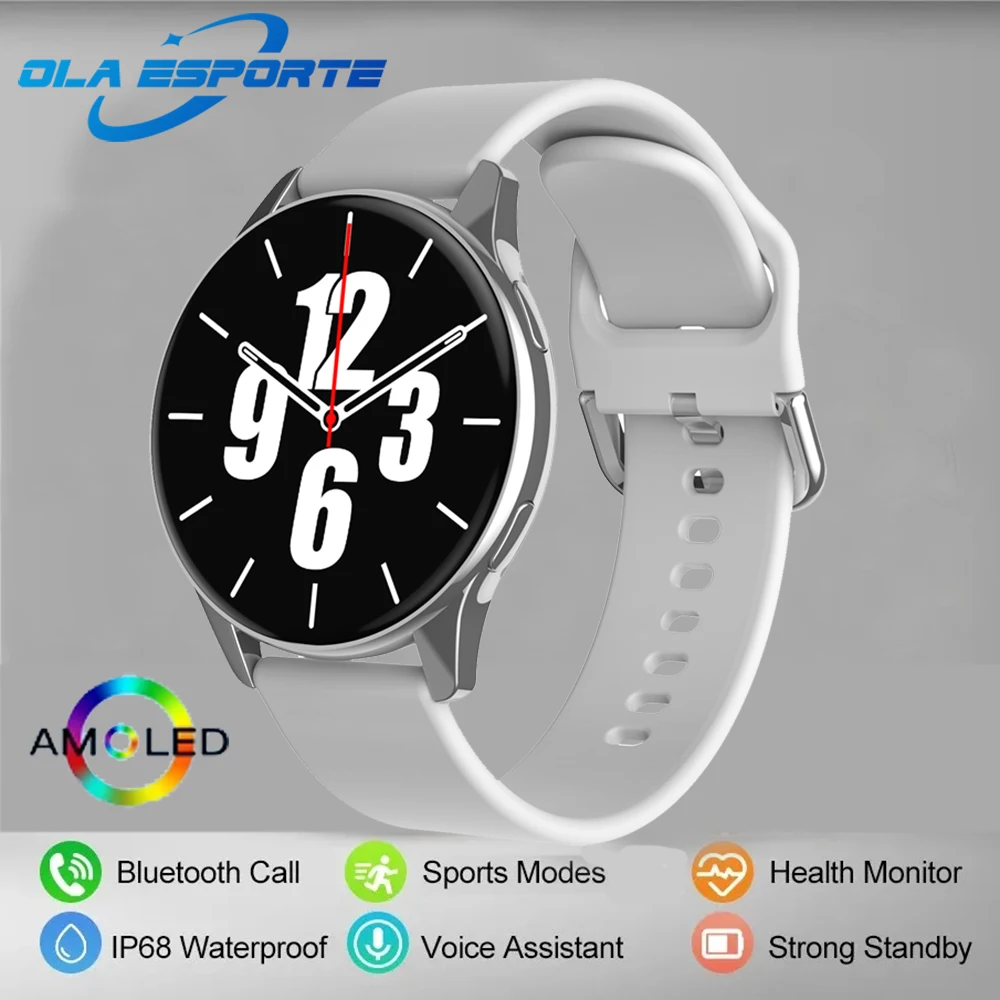New-Smart-Watch-2024-AMOLED-Color-Screen-Full-Touch-Blood-Pressure-Monitoring-Sport-mode ...