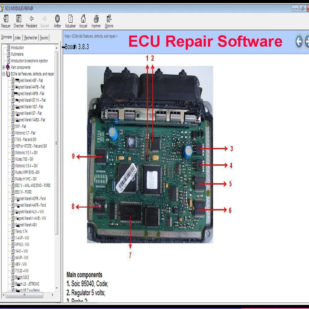 ECU Repair Tool ECUs Pinout Immo Location Including, 59% OFF