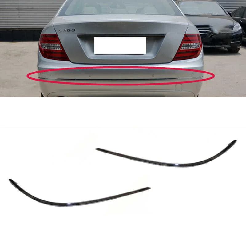 Chrome Rear Bumper Moulding Trim 2048850921, 2048851021 for Mercedes ...