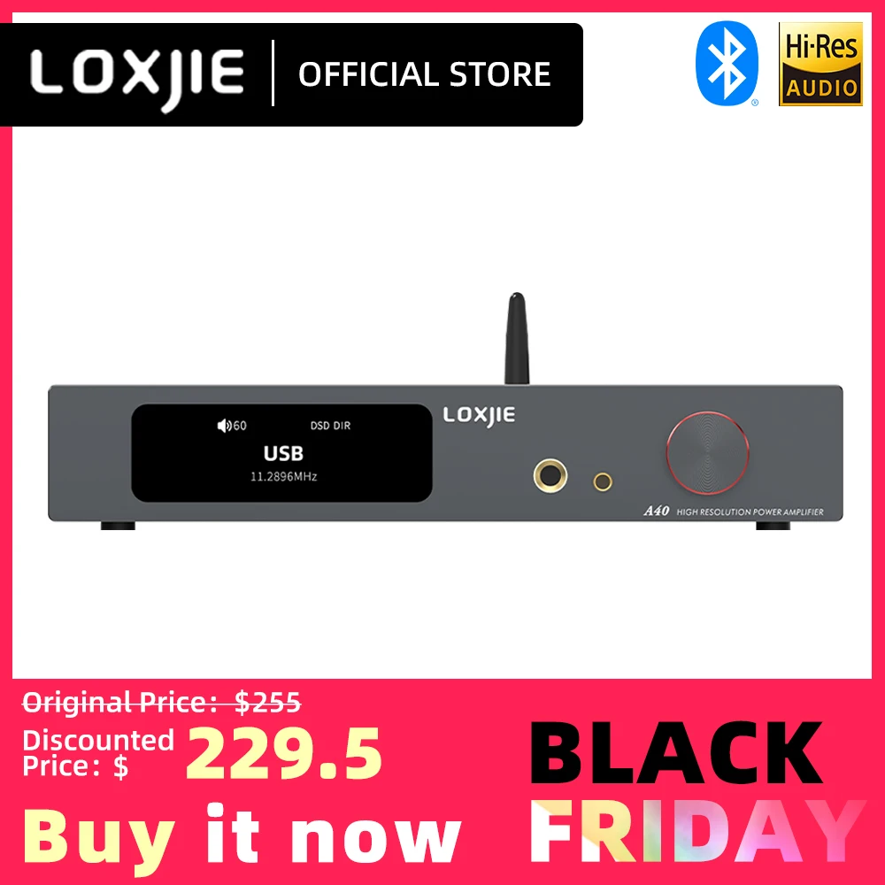 LOXJIE-A40-Power-Amplifier-and-Headphone-AMP-165W-2-MQA-CD-Bluetooth-XU ...