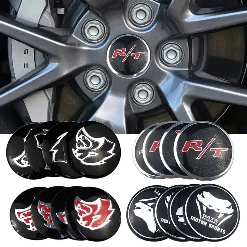 4pcs-set-56mm-Car-Wheel-Center-Hub-Cap-Stickers-Decal-for-Dodge-Viper ...