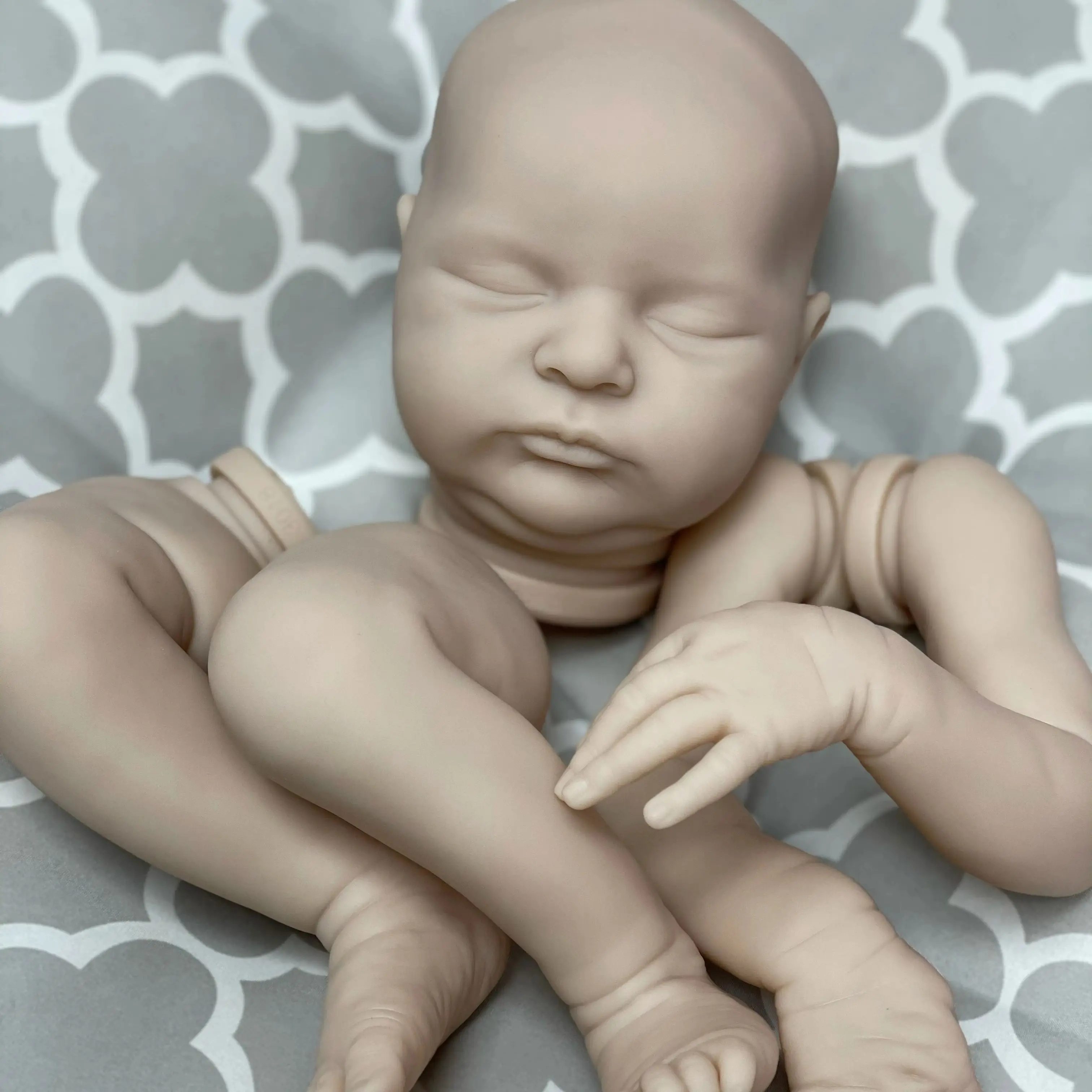 50CM-Laura-Bebe-Reborn-Dolls-Kits-Handmade-Painted-Unpainted-Unfinished ...