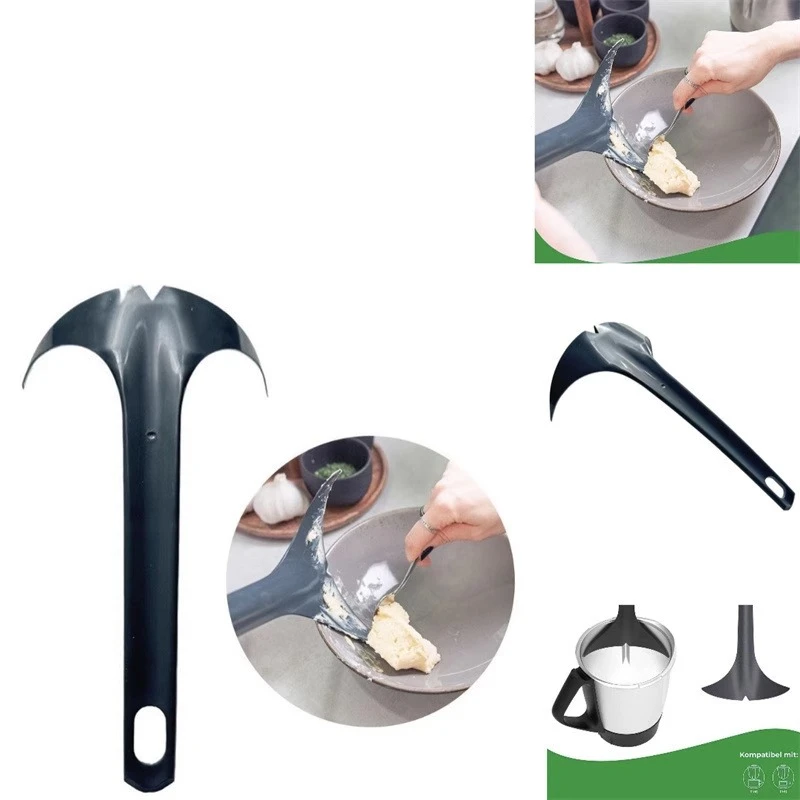 2pcs Kitchen Spatula with Notch Design for Food Processor Mixing Bowl ...