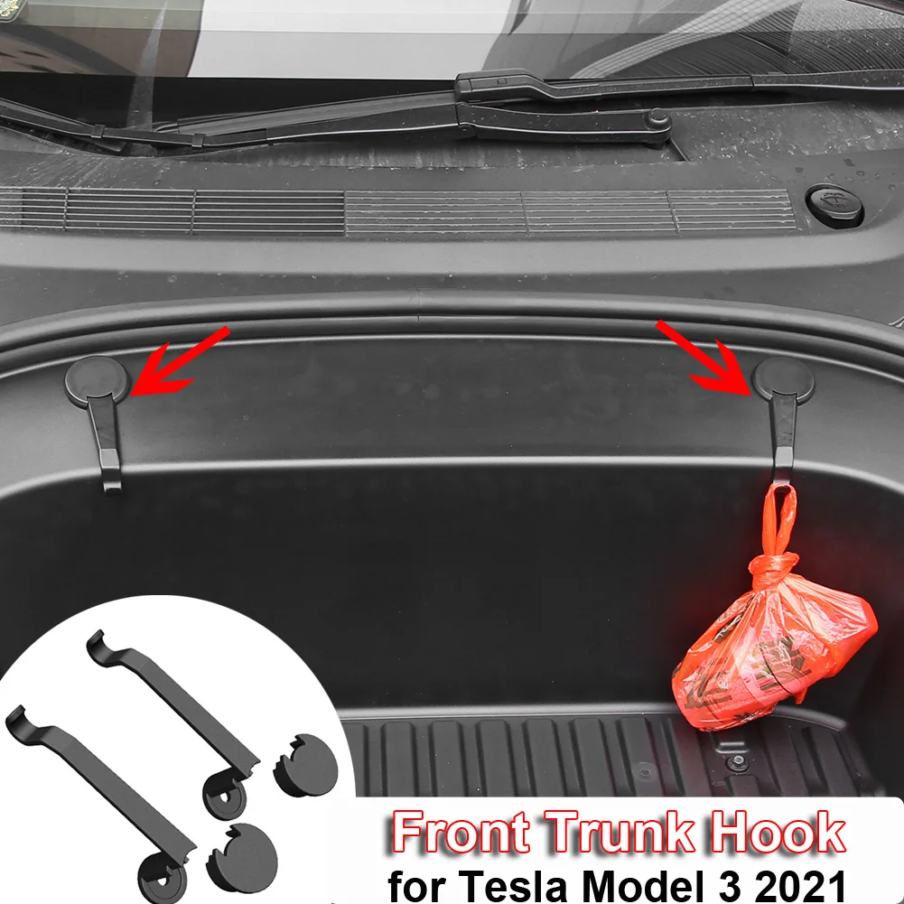Front-Trunk-Hook-For-Tesla-Model-3-2021-Accessories-Grocery-Hook-for ...