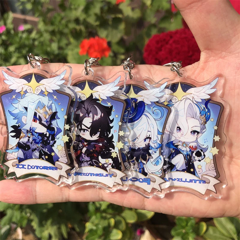 Genshin-Impact-Wriothesley-Freminet-Furina-II-Dottore-Keychain-Anime ...