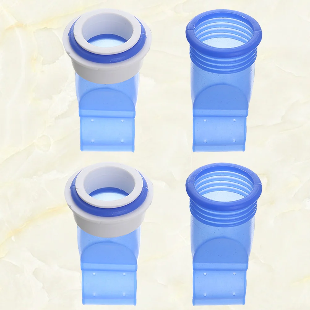 4-Pcs-One-Way-Floor-Drain-Plug-Sink-Strainer-Water-Pipe-Drainage-Core ...