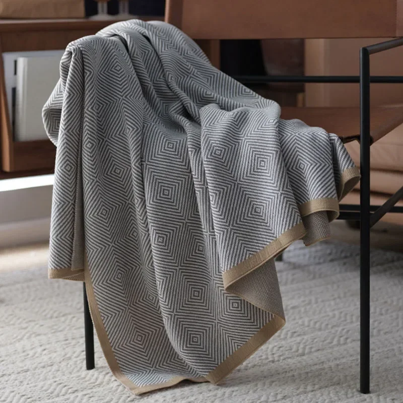 Nordic Throw Blanket Knitted Bedspread Home Decoration Sofa Cover Cozy ...